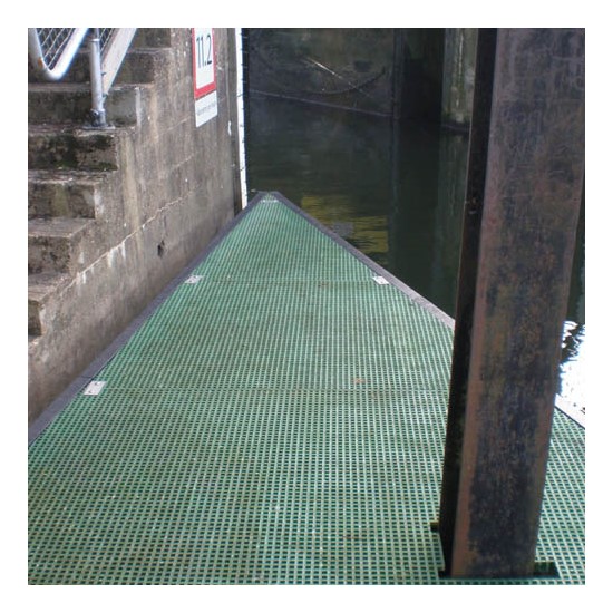 GREEN Anti Slip GRP Grating