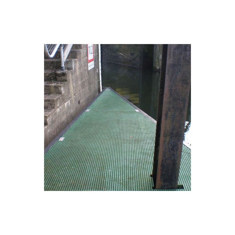 GREEN Anti Slip GRP Grating